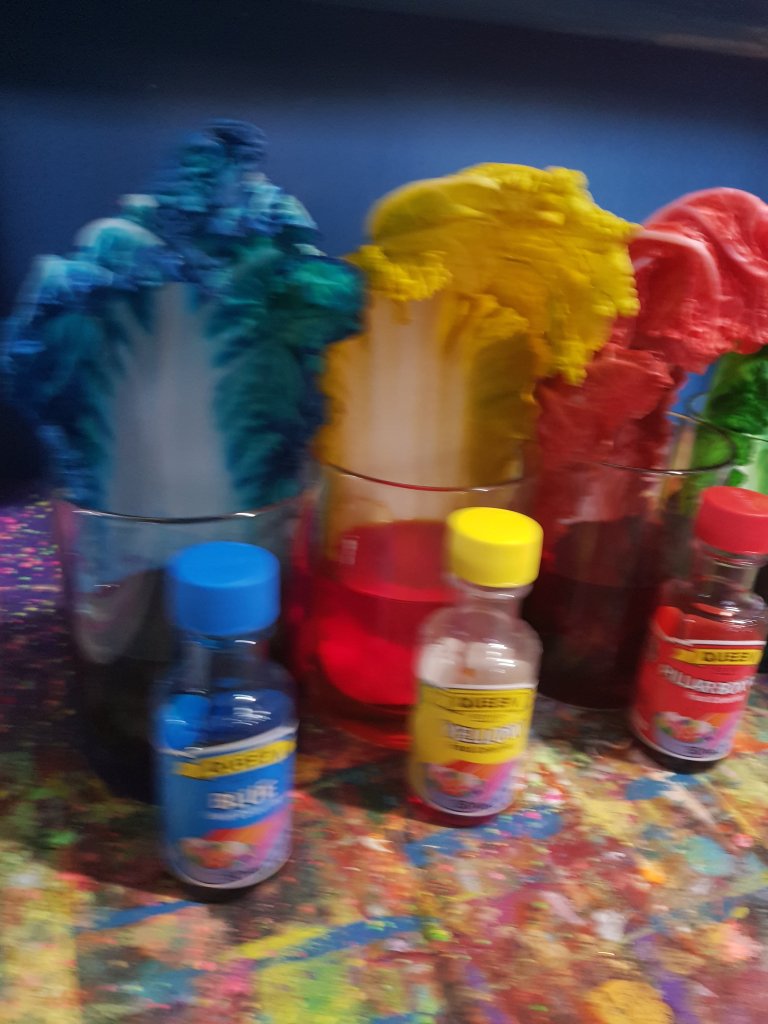 Cabbage leaves & food colouring experiment. – Ema Lou kids art craft