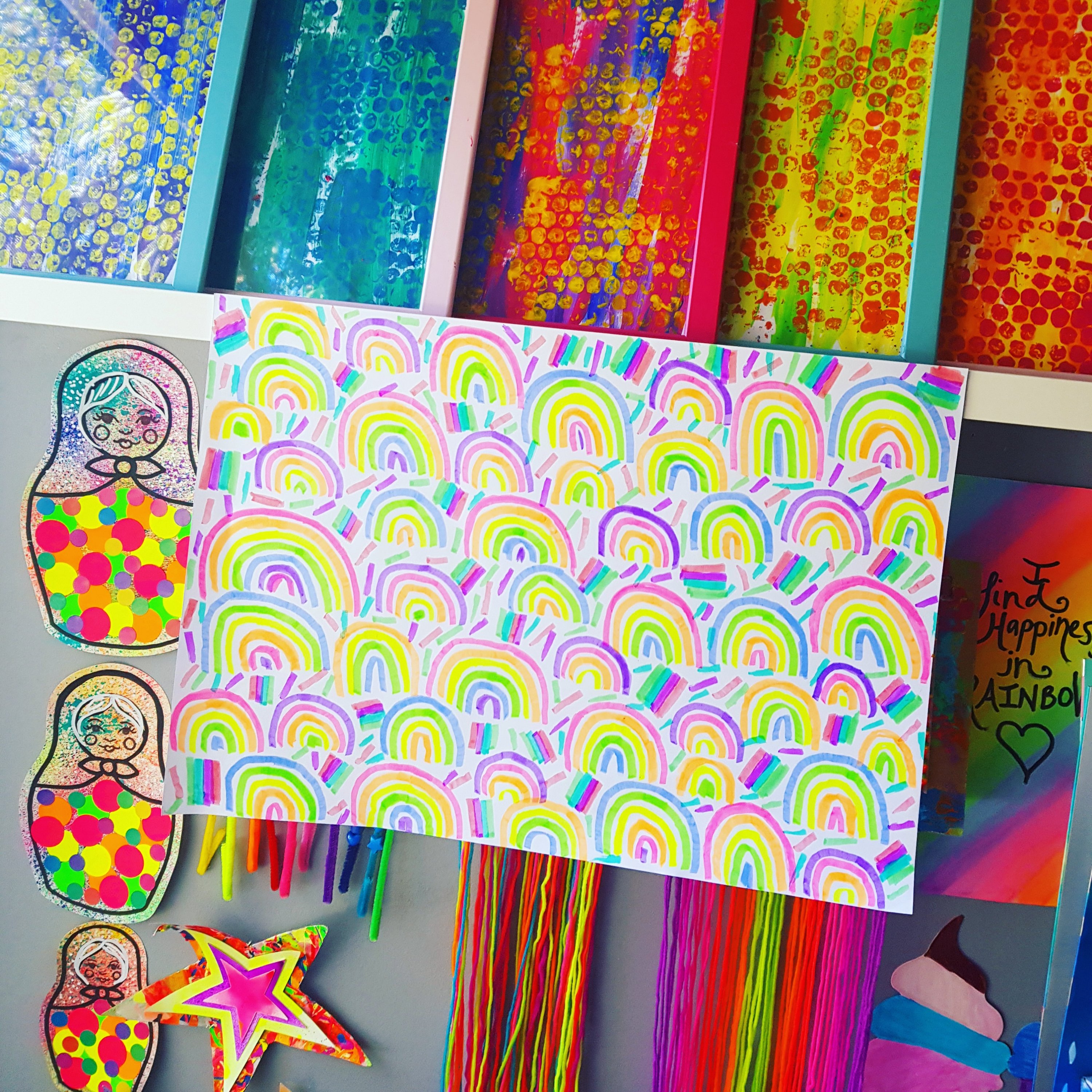 Highlighter texta art. – Ema Lou kids art craft