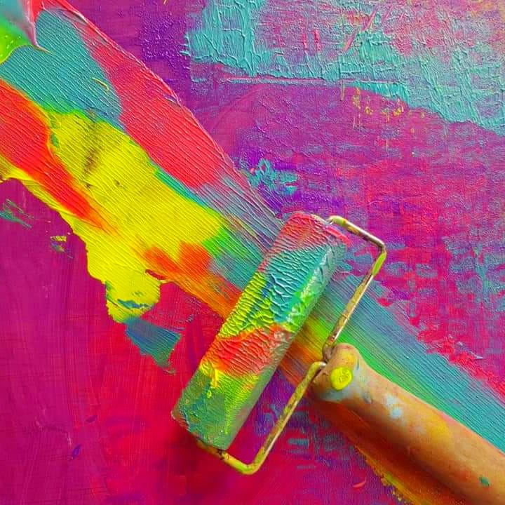 Sensory tactile painting for kids & toddlers – Ema Lou kids art craft