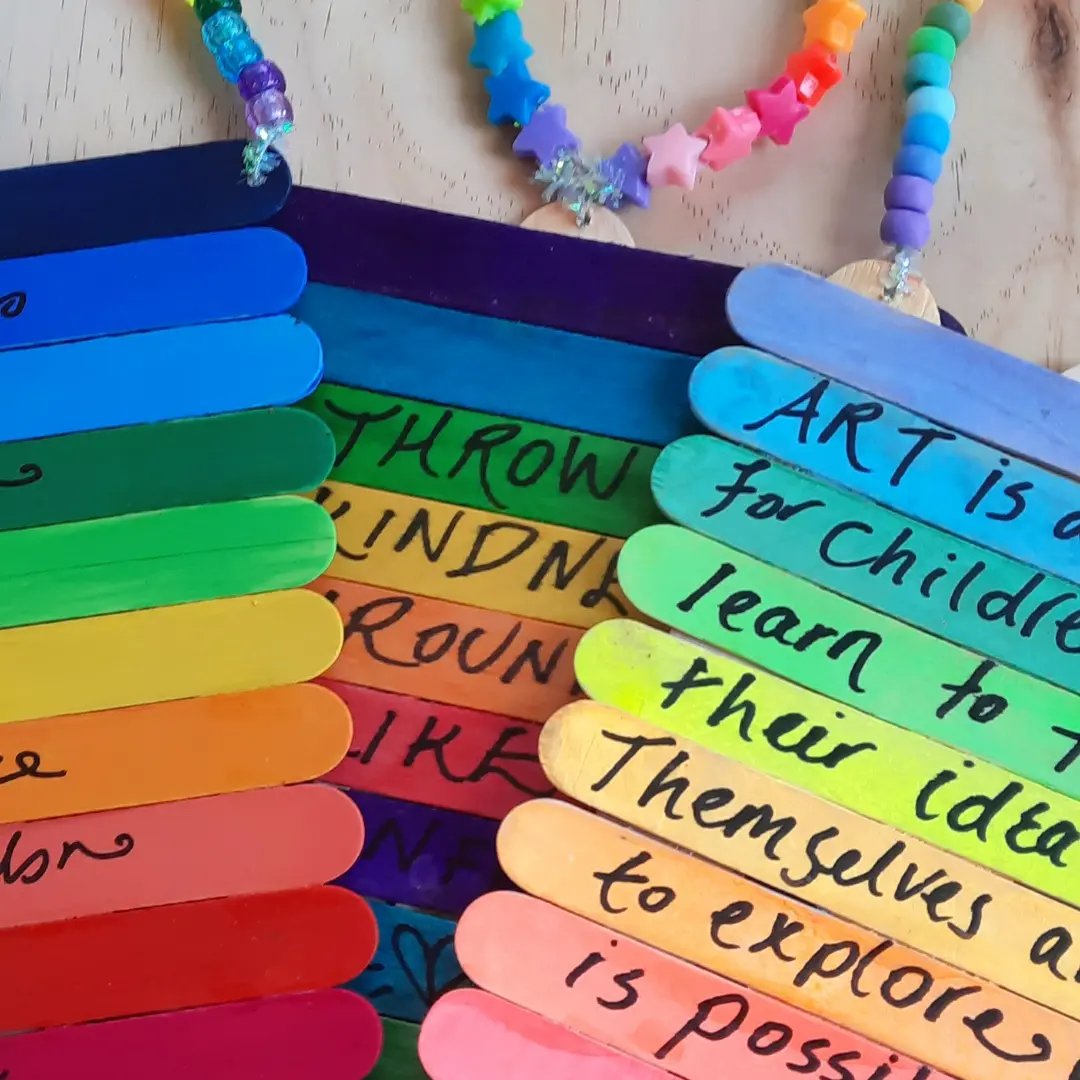 Part 2 paddle pop stick craft – Ema Lou kids art craft