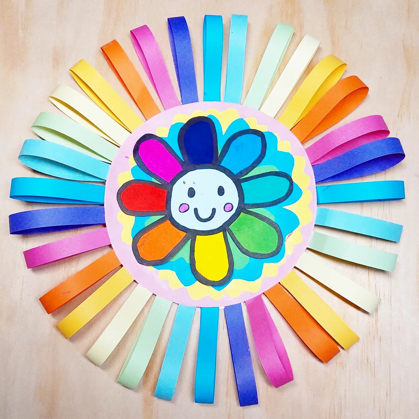 Origami flower – Ema Lou kids art craft