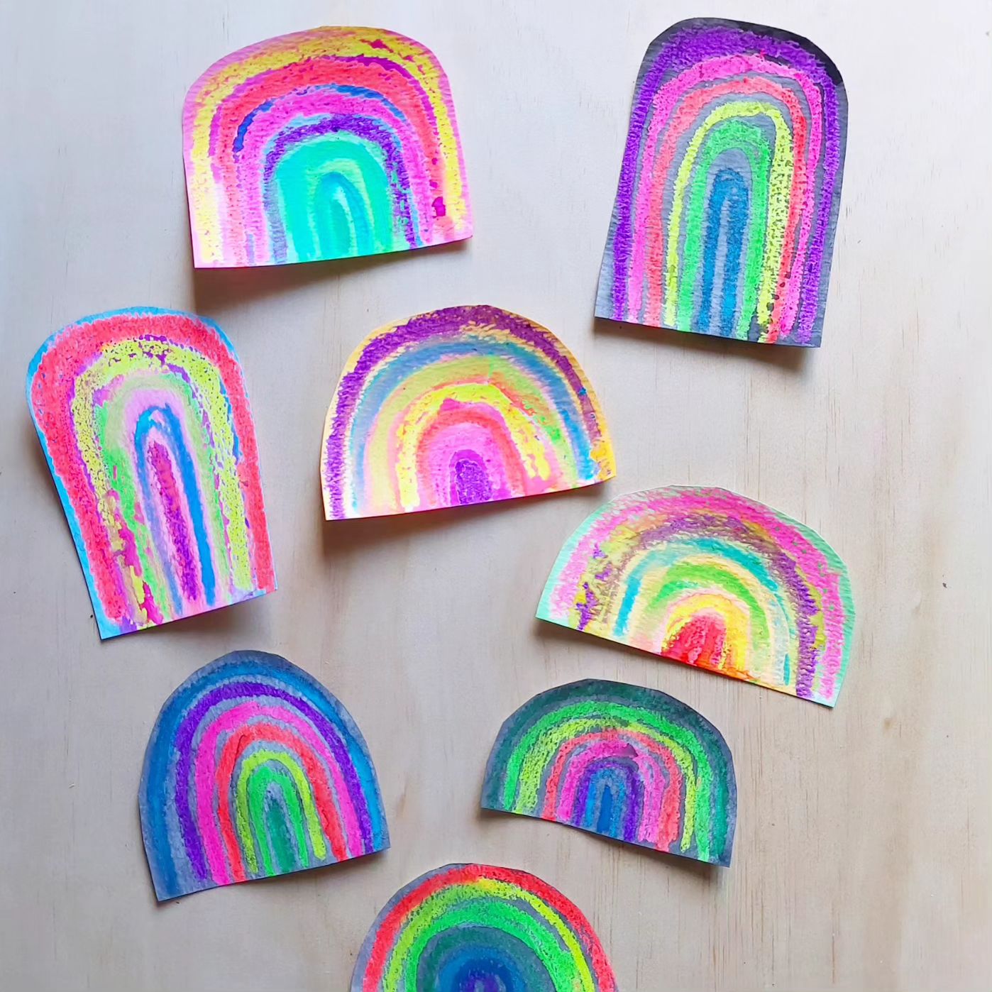More cute kindness rainbows 🌈 💖 – Ema Lou kids art craft