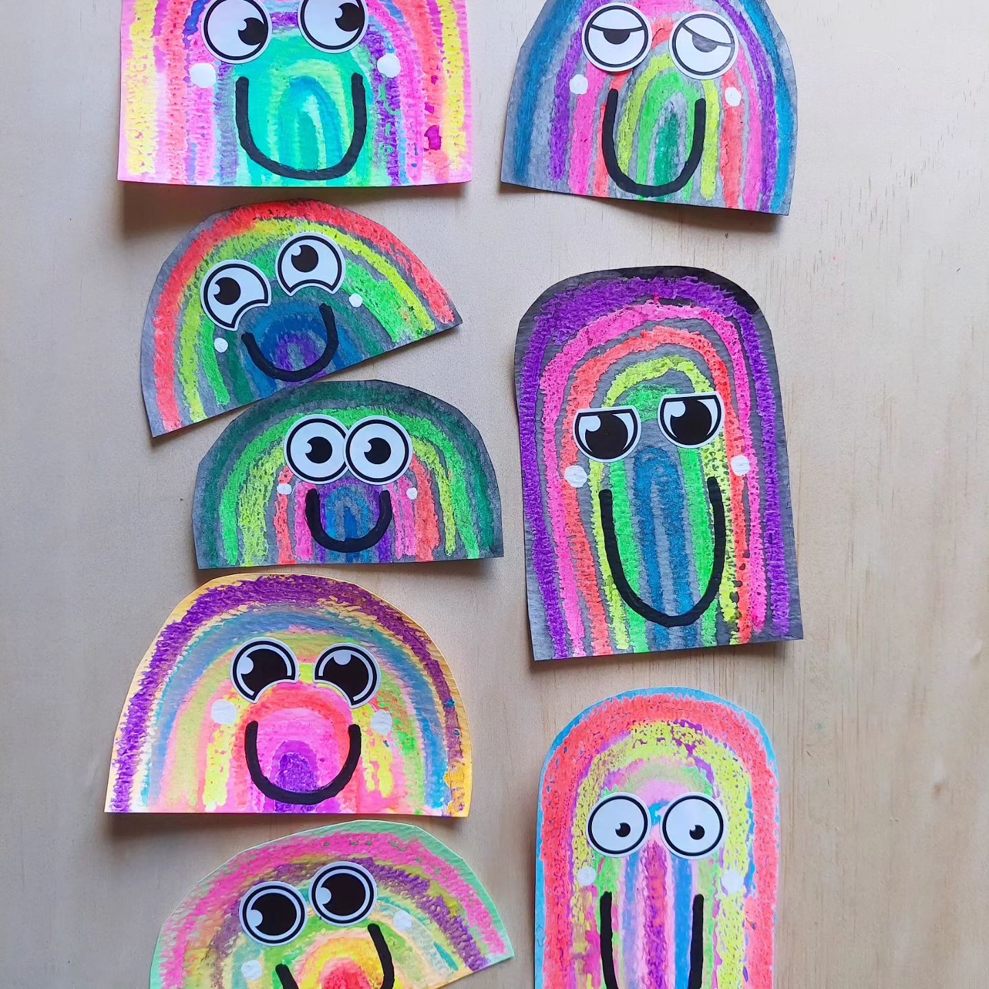 More cute kindness rainbows 🌈 💖 – Ema Lou kids art craft