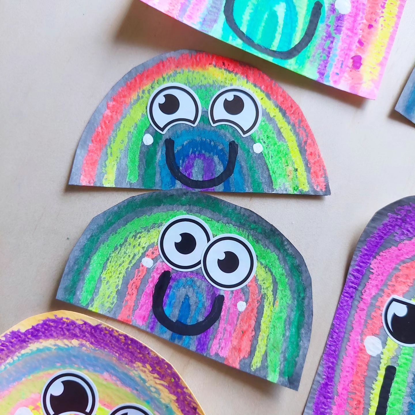 More cute kindness rainbows 🌈 💖 – Ema Lou kids art craft
